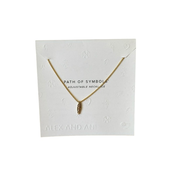 Alex and Ani | Jewelry | Alex And Ani Gold Tone Feather Adjustable ...